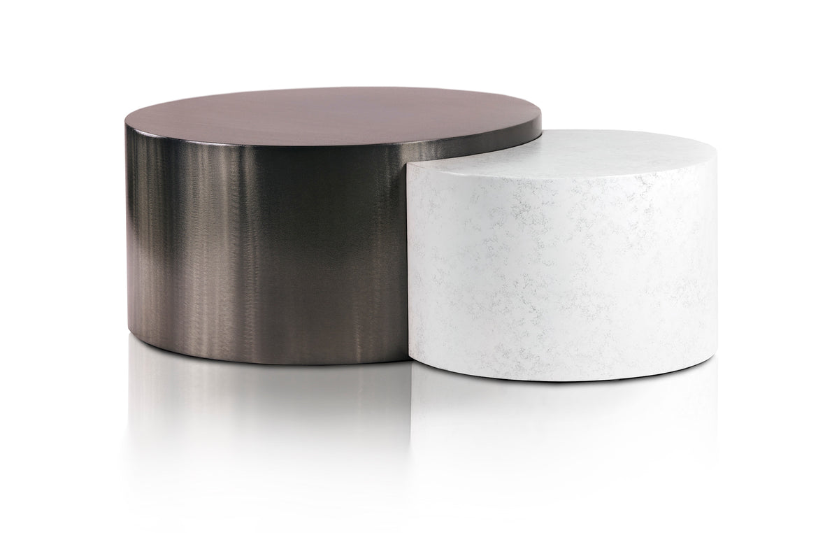 Drum Duo Cocktail Table – ThingzContemporary